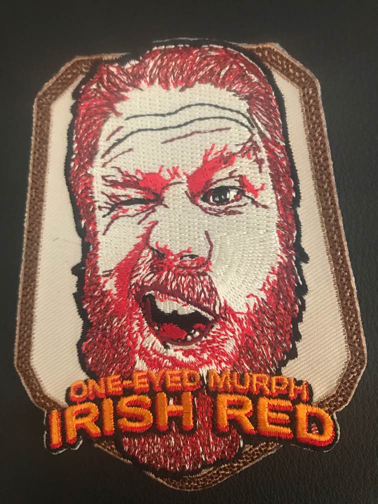 One Eyed Murph Irish Red Patch – The Cover Bag